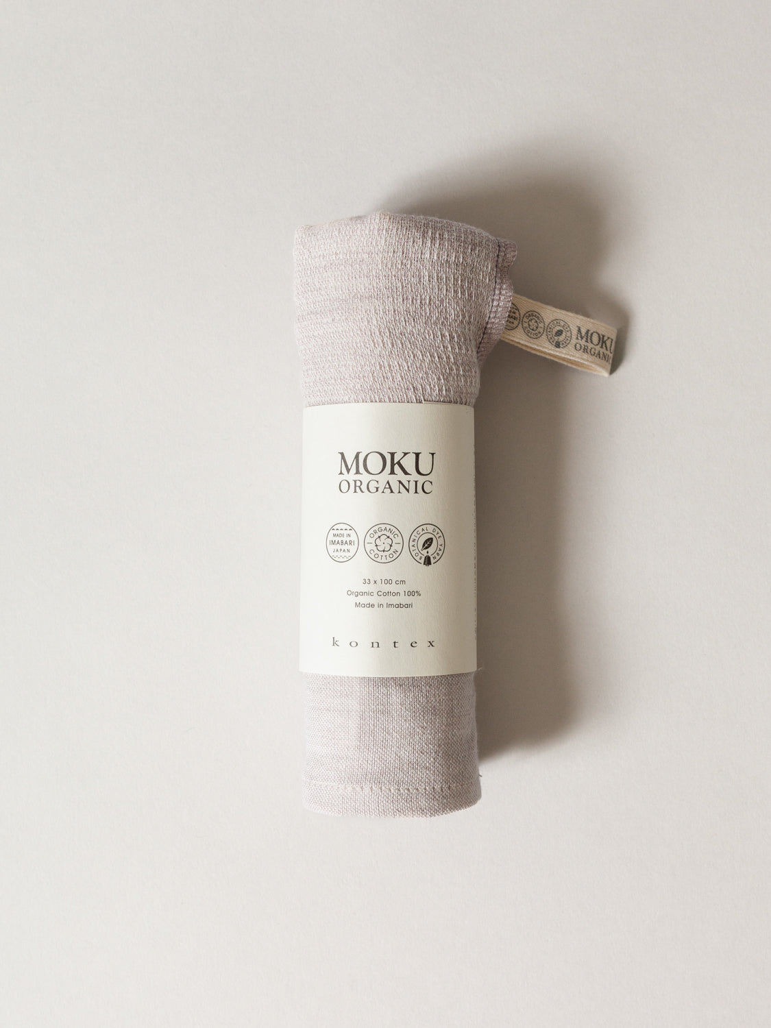 Moku Organic Towel, Blueberry & MORIHATA