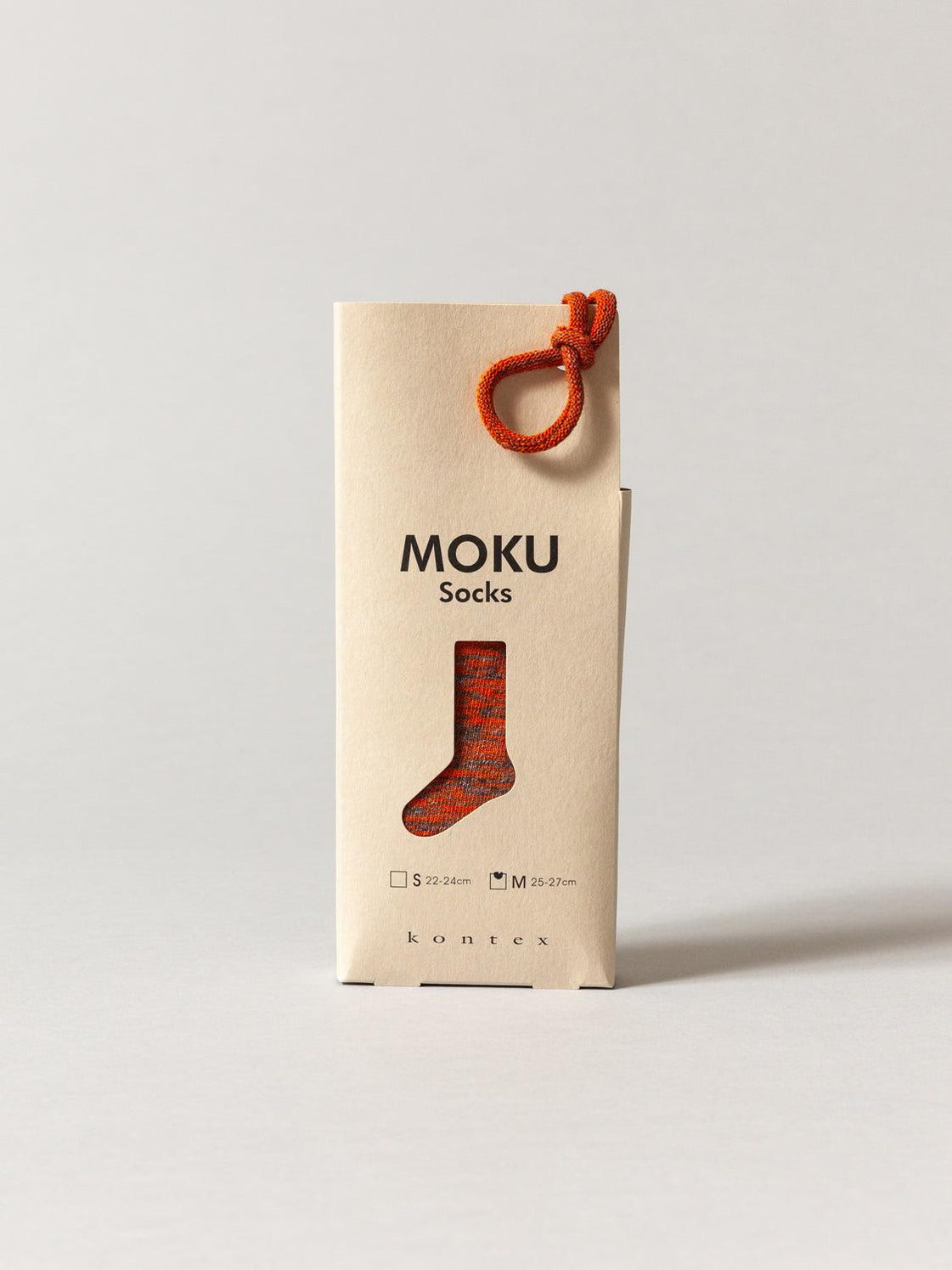 Moku Socks, Orange & MORIHATA