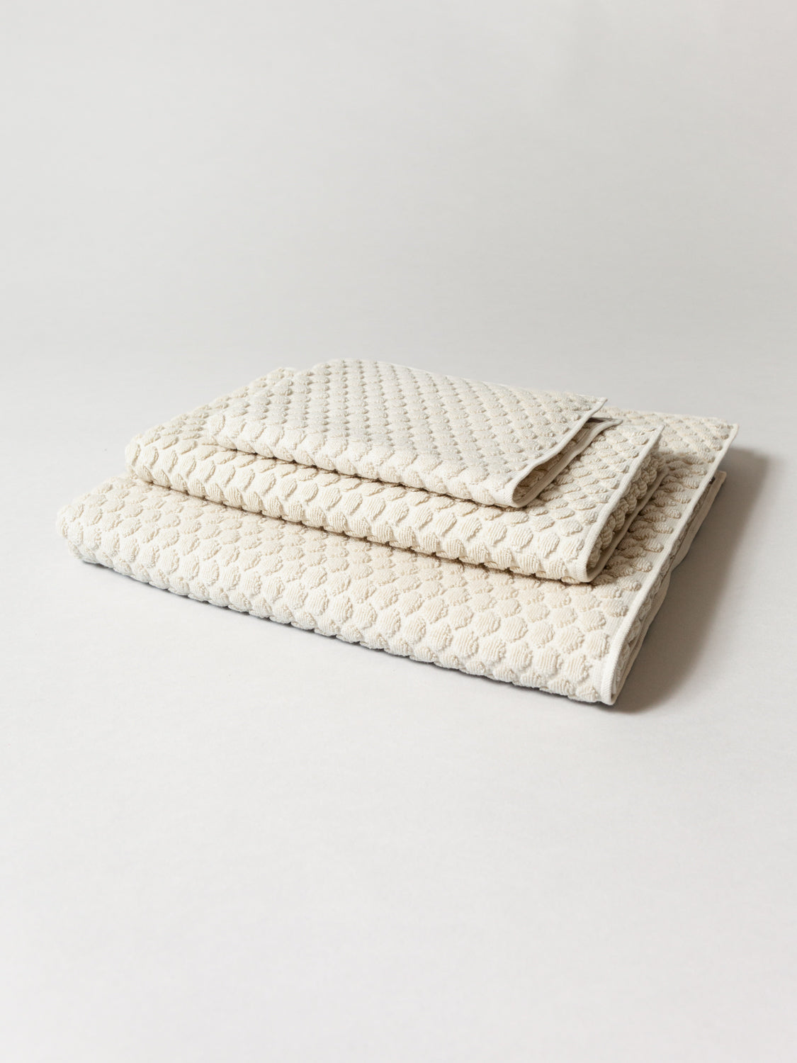 Puchi Puchi Towel, Beige & MORIHATA