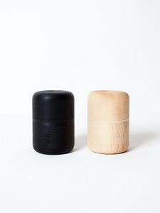 Karmi Tea Canister - Tawara, Black & MORIHATA